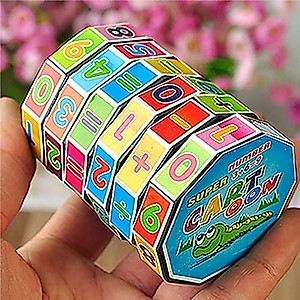 Children Kids Mathematics Magic-Cube Puzzle Educational Toy Learning Toy Math Toy Fidget Toy Birthday Gifts Christmas Stocking Stuffers, Preschool Gifts, Classroom Prizes for Boys Girls