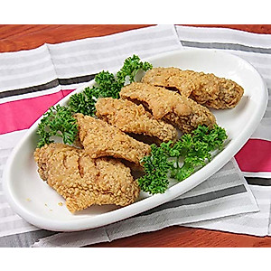 Foraineam Set of 3 Sizes Porcelain Oval Serving Platters White Dinner Plates Serving Dishes for Party, Dessert, Sushi, Fish