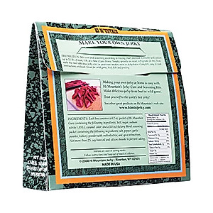 Hi Mountain Jerky Seasoning and Cure Kit - HICKORY BLEND. Create Delicious & Flavorful Jerky at Home (1 Box)