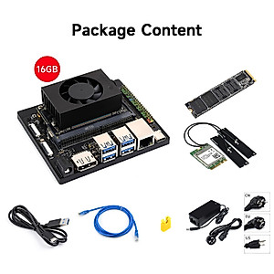 Waveshare Jetson Orin NX AI Development Kit for Embedded and Edge Systems, with 16GB Memory Jetson Orin NX Module