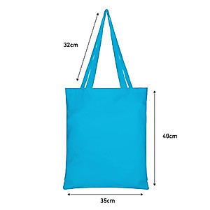bagand Multicolor Cotton Tote Bags with Handle | 10 Pack Bulk Tote Bags,Cotton Fabric, Economic and Eco-friendly, Reusable Shopping Bags, Shopping Cloth Bags, Colorful Blank
