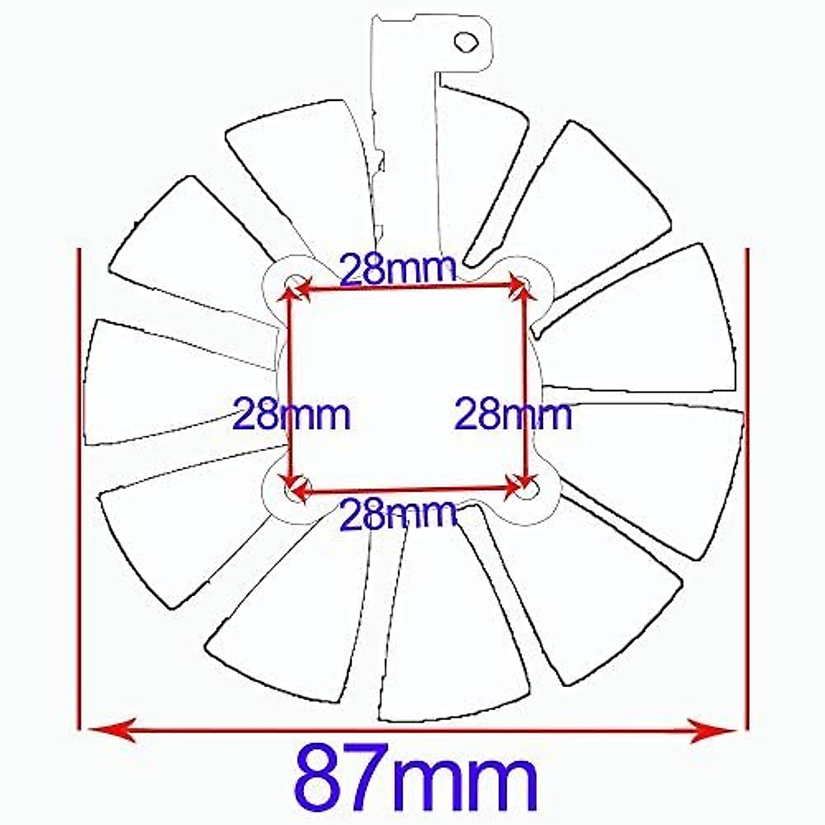 inRobert PLD09210S12HH Video Card Cooling Fan for ASUS STRIX R9 390X 390 RX480 RX580 GTX 980Ti 1060 1070 1080 Graphic Card (Fan-3pcs)