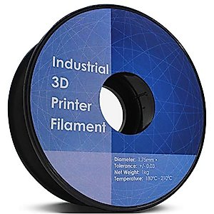 Superior White PLA 3D Printer Filament by Industrial 3D with Odorless Printing - 1.75mm 1kg (2.2lbs) Spool +/- 0.03mm Accuracy