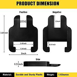 Sway Bar Bracket,E2 Hitch Parts,Weight Distribution Hitch Parts Compatible with E2 Hitch Sway 6k 8k 10k 12k 14k,Sway Control Brackets,Sway Bracket Jacket Eliminate Noise 1pair (2pcs)