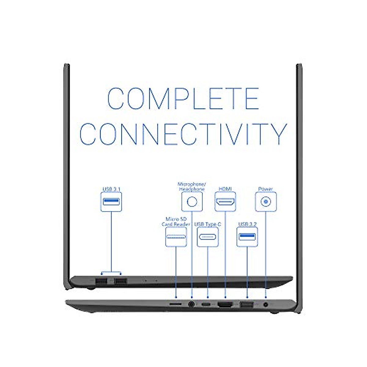 ASUS VivoBook 15 Thin and Light Laptop 15.6" FHD Touchscreen Display 10th Gen Intel Core i3-1005G1 (Beat i5-8250U) 20GB RAM 512GB SSD Fingerprint Webcam Win10 + HDMI Cable