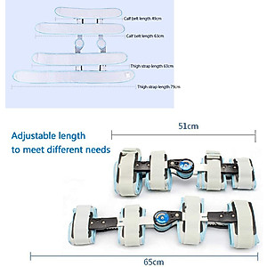 XBJYDMBDD Hinged Knee Brace ROM Knee Brace Leg Immobilizer Support Fracture Adjustable for Arthritis Joint Pain Meniscus Tear Knee Injury Recovery Relieve Knee Burden Adjustable Knee Immobilizer