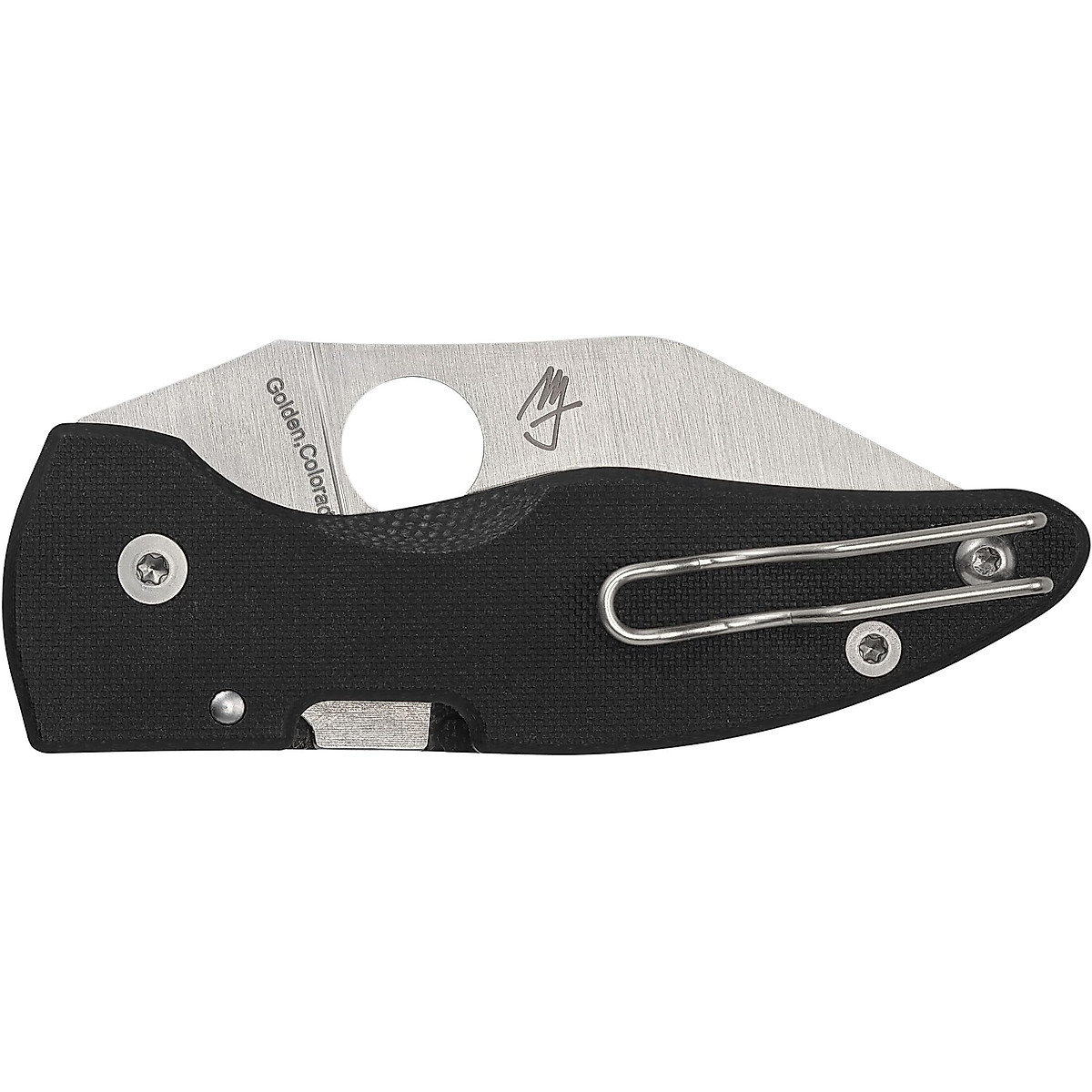 Spyderco Knives Microjimbo C264GP Black G-10 and CPM-S30V Stainless Pocket Knife