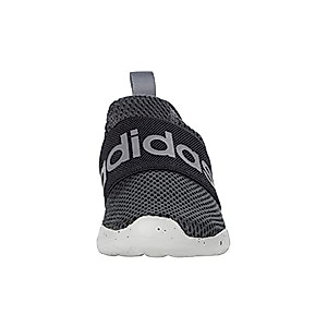 adidas Lite Racer Adapt 4.0 Running Shoes, Grey/Grey/Black, 2 US Unisex Little Kid