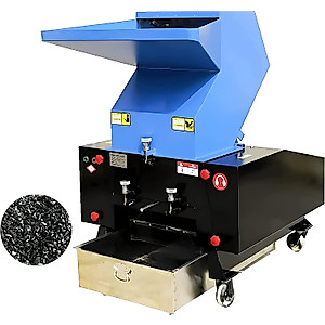 HayWHNKN Plastic Shredder Crusher 2.2KW Heavy Duty Disintegrator Electric Chipper Granulator Plastic Bottle Cardboard Grinder Mill Rubber Bone Wood Crusher 220V