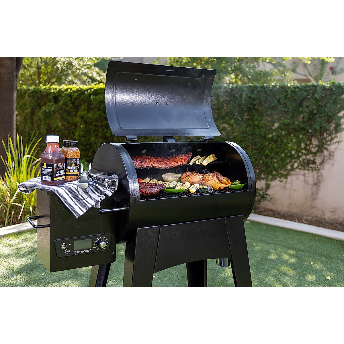 Pit Boss PB440FB1 Pellet Grill, 482 Square Inches, Black