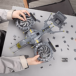 NEWABWN Star Space Raptor Attack Aircraft, War Airplane Model Spaceship Building Set for Adults, Compatible with Lego Set, Space Shuttle Fighter Military Plane Toy Gift for Boys 8-14 (887PCS)