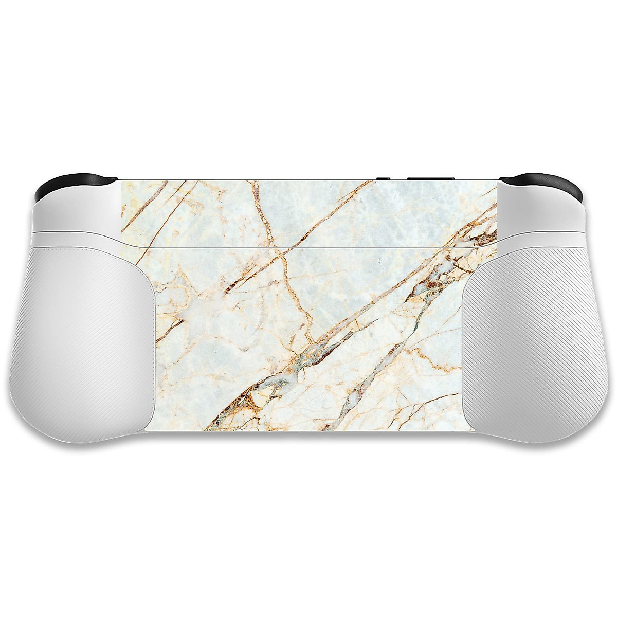 MightySkins Glossy Glitter Skin Compatible with Logitech G Cloud Gaming Handheld - Antique Marble | Protective, Durable High-Gloss Glitter Finish | Easy to Apply | Made in The USA