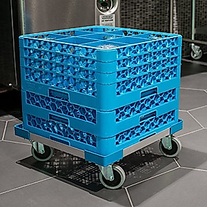 Carlisle FoodService Products C2220A14 Universal Aluminum Warewashing Rack Dolly Without Handle