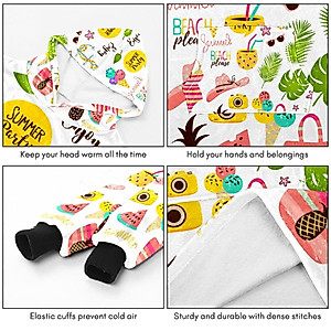 Wearable Blanket Hoodie Tropical Summer Beach Oversized Hooded for Women,Comfy Sweatshirt