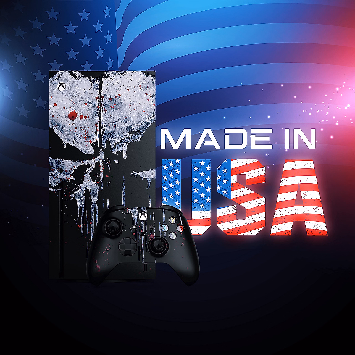 "Judgement Day" Console + 1 Controller 3M Vinyl Skin Bundle for Xbox Series X