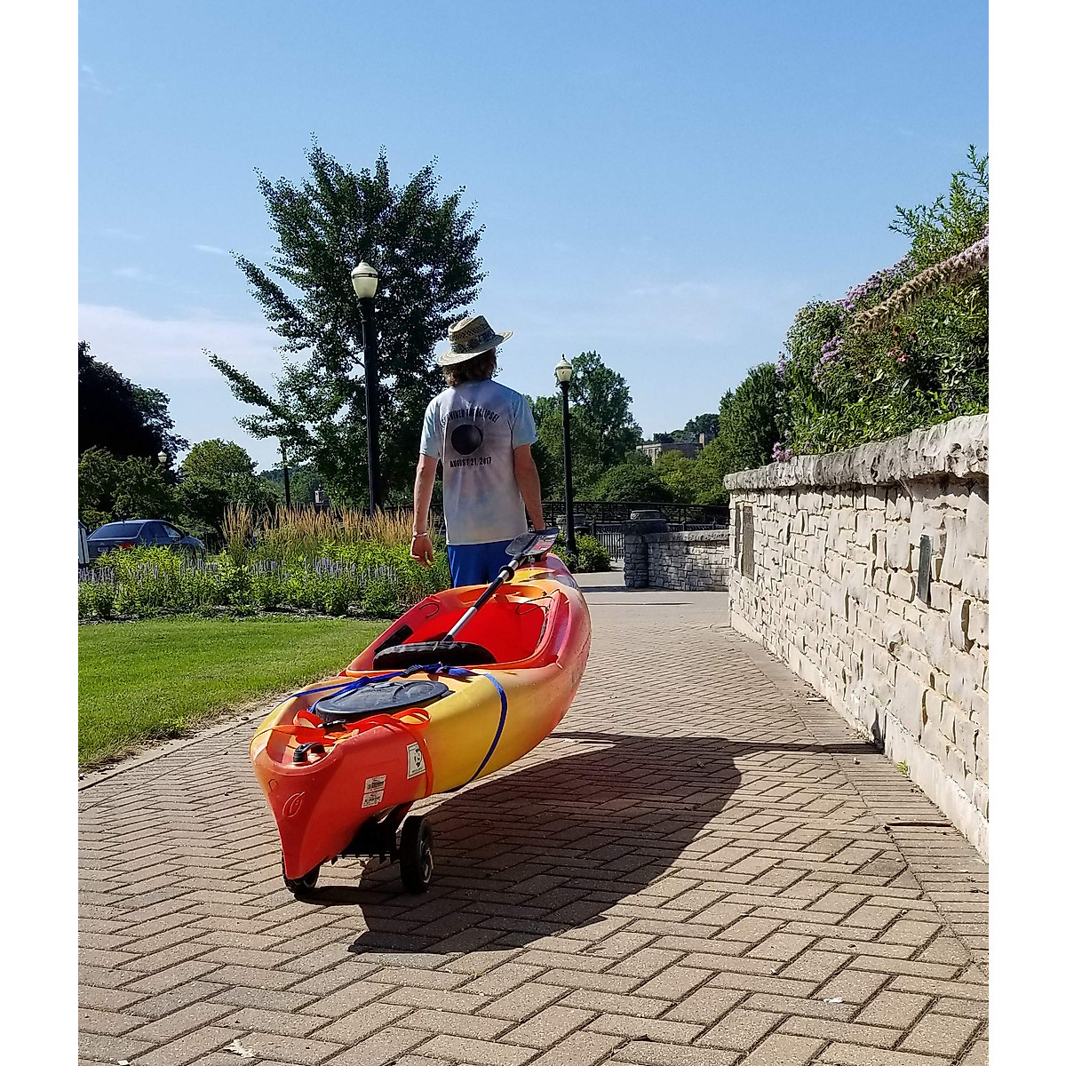 THEKAYAKCART KC-7 Ultra Portable Kayak & Canoe Cart