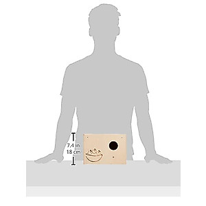 Ferplast Bird Box, Bird House Nesting Box, Nest Birds, FSC Wood