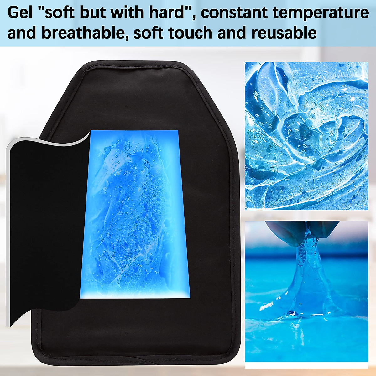 Wine Cooler Sleeve, Wine Bottle Gel Cooler Sleeve Freezer Chiller, Long Lasting Keep Wine Cool and Chill Sleeve for Prosecco Champagne Beer Wine Bottles