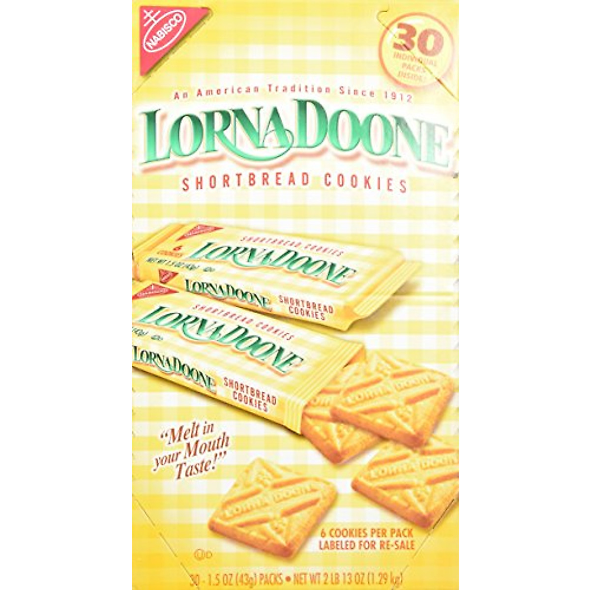 Nabisco Lorna Doone Shortbread Cookies - 30 Count