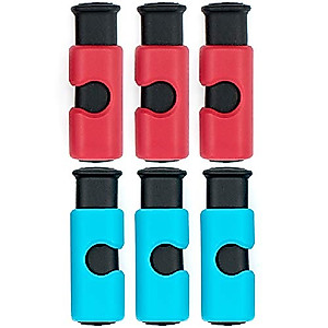 Premium Grade Food Bag Squeeze Clips Bread Clips Rubber Lid Non-slip Sealer Bag Cinches Easy Use Lock 6 Pcs