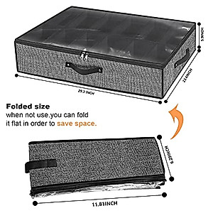 homyfort under bed and over the door shoe storage organizer