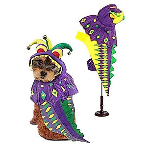 Puppe Love Dog Costume Mardi Paws Dragon Costumes Mardi Gras Dogs Outfit(Size 5)