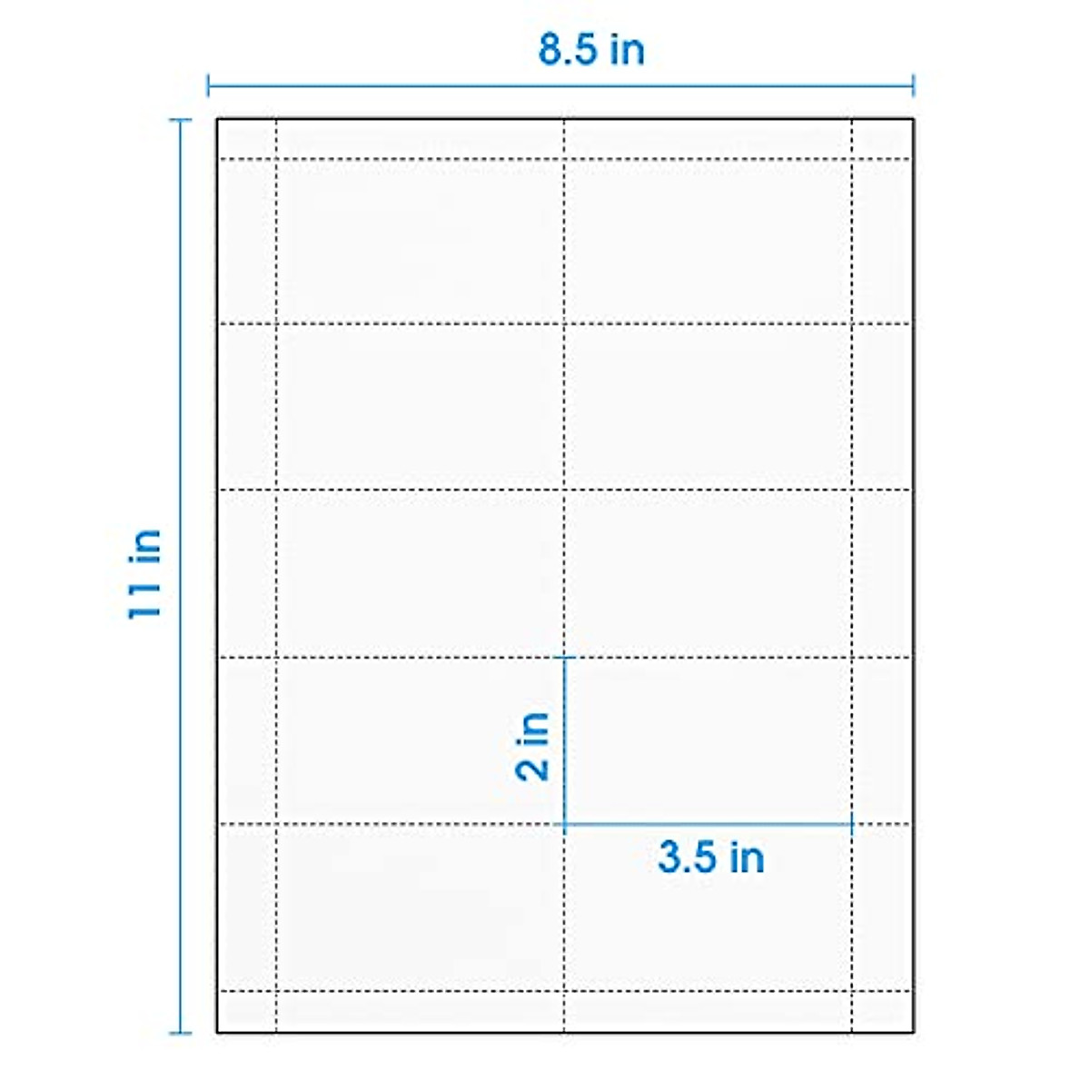 MaxGear Business Cards 200 Printable Business Cards, Business Card Paper Compatible with Laser & Inkjet Printer, Double-sided Printing, Heavyweight, Matte White Paper, 10 Cards/Sheet, 3.5" x 2" (8871)