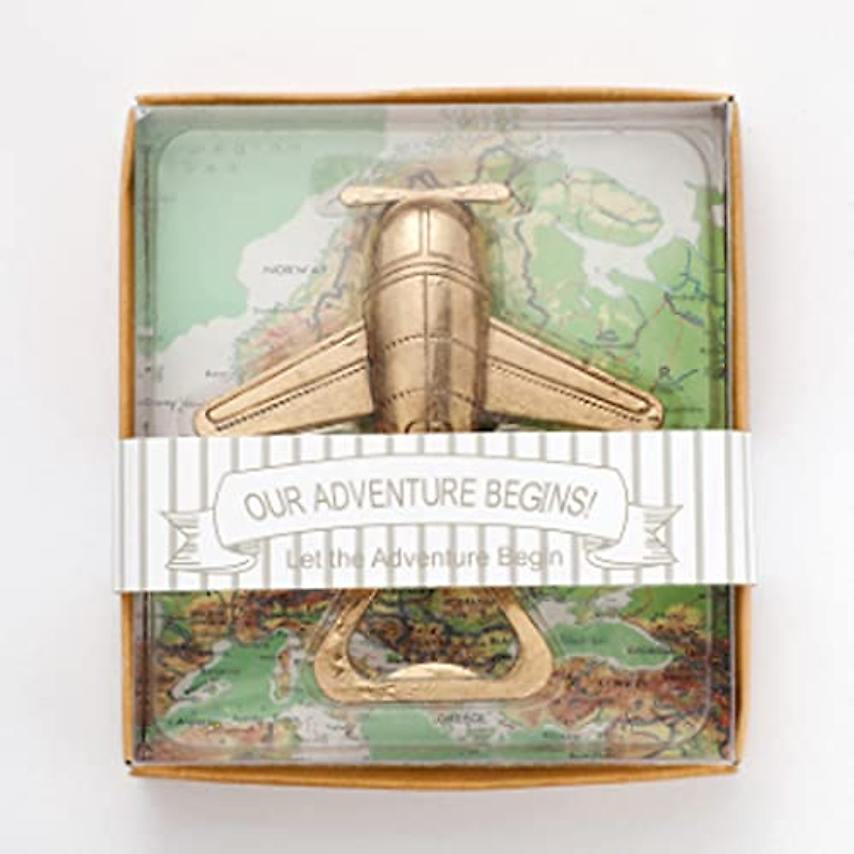 ARFUKA Bottle Opener Stainless Steel Airplane Shape Beer Bottle Opener Portable Beverage Soada Drinks Bottle Opener Home Kitchen Bar Tool Wedding Party Christmas Birthday Gift