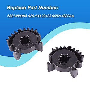 2pcs HVAC Blend Door Actuator Gear Kit Fits for 2011-2018 Dodge Durango Jeep Grand Cherokee Replaces 68214880AA 926-133 22133 068214880AA