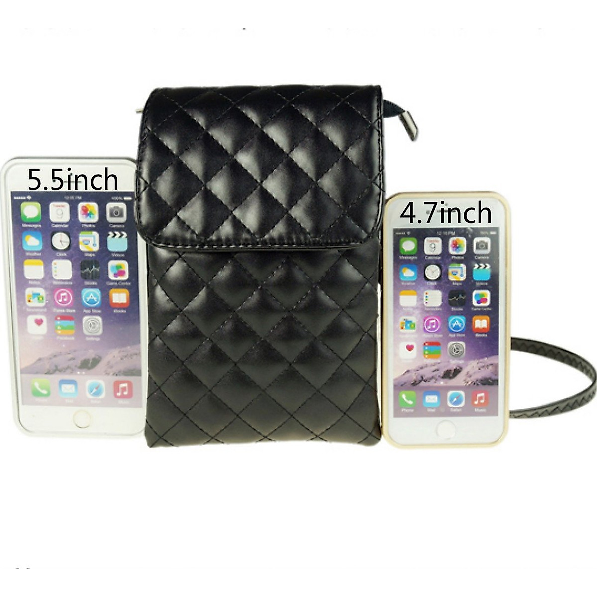 YaJaMa Small Shoulder Crossbody Bag Purse Leather Cellphone Pouch for Travel Daily Use (Gold)