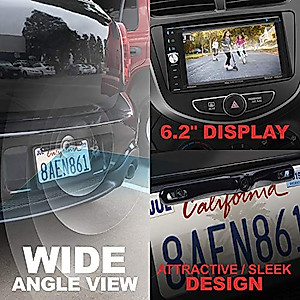 BOSS Audio Systems BVB9358RC Car Stereo System - 6.2 Inch Double Din, Touchscreen, Bluetooth Audio and Calling Head Unit, Aux In, USB, SD, CD Player, AM/FM Radio Receiver, Backup Camera