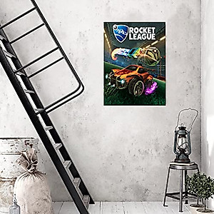 Rocket Merch League Canvas Poster Unframed Wall Art Print for Home, Office, Dorm Decoration 12 x 18 Inch