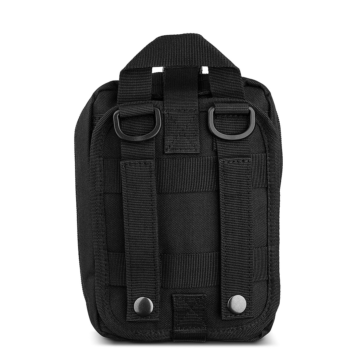 Scherber Premium IFAK Kit Trauma Pack | HSA/FSA Approved | Fully Stocked MOLLE Pouch w/CAT Tourniquet, HyFin Chest Seal, & Israeli Bandage | Trauma Kit for Gunshot, Bleeding, Major Wound Care (Black)