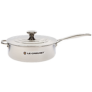 Le Creuset Tri-Ply Stainless Steel Saute Pan, 4.5 qt.