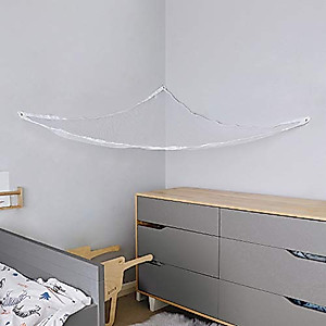 Little Chicks Toy Storage Hammock Jumbo Net - Stuffed Toys Corner Organizer - Measures 72.75" x 51.5" x 51.5" - Model CK083