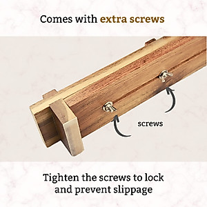 Whetstone Holder for Sink-Ideal for Chef, Cook, Butcher, Knife Collector - Made of Warm Acacia Wood-Sharpen with No Mess-Hyper-Adjustable & Easy Setup