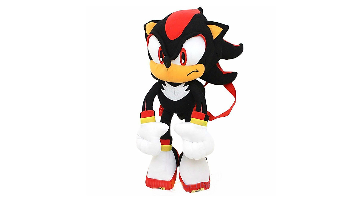 Sonic The Hedgehog Shadow Plush Backpack - 24 Inch