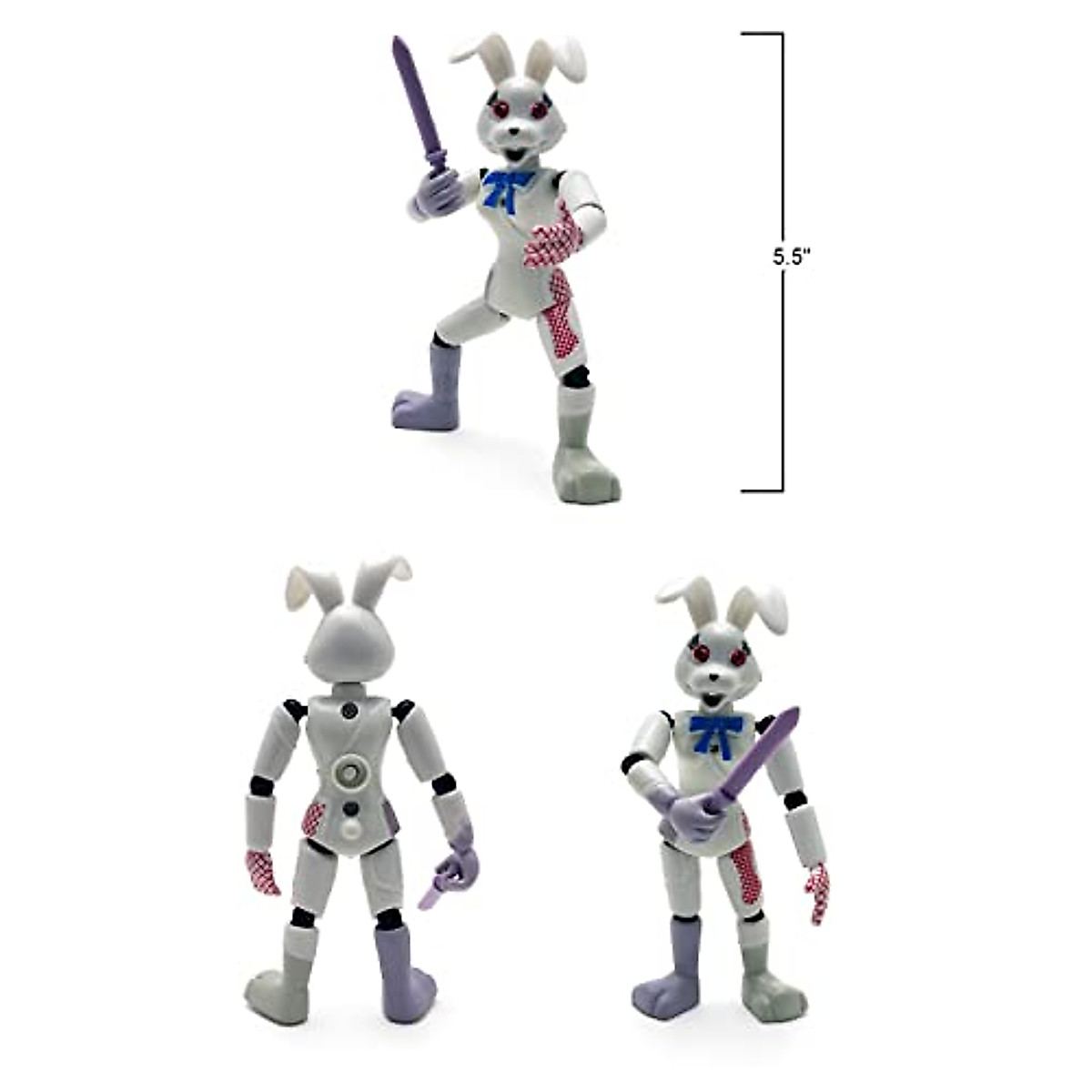 Toysvill Set of 5 Figures Inspired by Five Nights at Freddys/FNAF Security Breach/Action Figures Toys/Toy Dolls for All Children/Toys Gifts