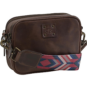 STS Ranchwear Basic Bliss Lucy Crossbody Chocolate One Size