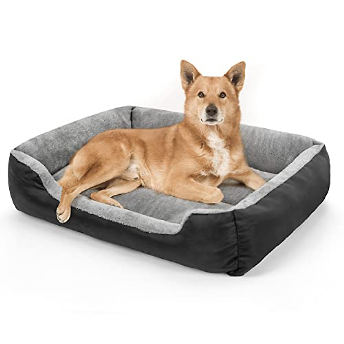 Teodty Dog Beds for Medium Dogs, Washable Pet Bed Mattress Comfortable, Warming Rectangle Bed for Medium and Large Dogs, Cat Pets