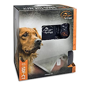 SportDOG Brand Contain + Train System-In-Ground Fence & Remote Trainer- Waterproof, Rechargeable Collar- Tone, Vibrate, & Shock- from Parent Company of INVISIBLE FENCE Brand- 100 Acre Capability