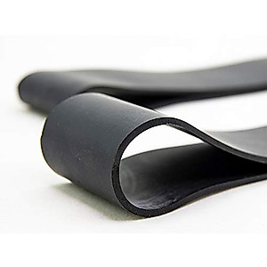 LINE2design Firefighter Helmet Bands - Heavy Duty Rubber Helmet Band Fits For Modern & Traditional Style Fire Helmets Pack of 3 - Black - Made in USA