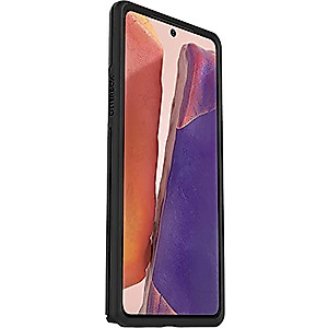 OtterBox Galaxy Note20 5G Symmetry Series Case - BLACK, ultra-sleek, wireless charging compatible, raised edges protect camera & screen
