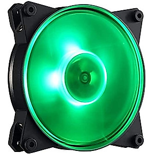 Cooler Master MasterFan Pro 140 Air Pressure RGB- 140mm Static Pressure RGB Case Fan for 4-Pin 12V, Computer Cases CPU Coolers and Radiators
