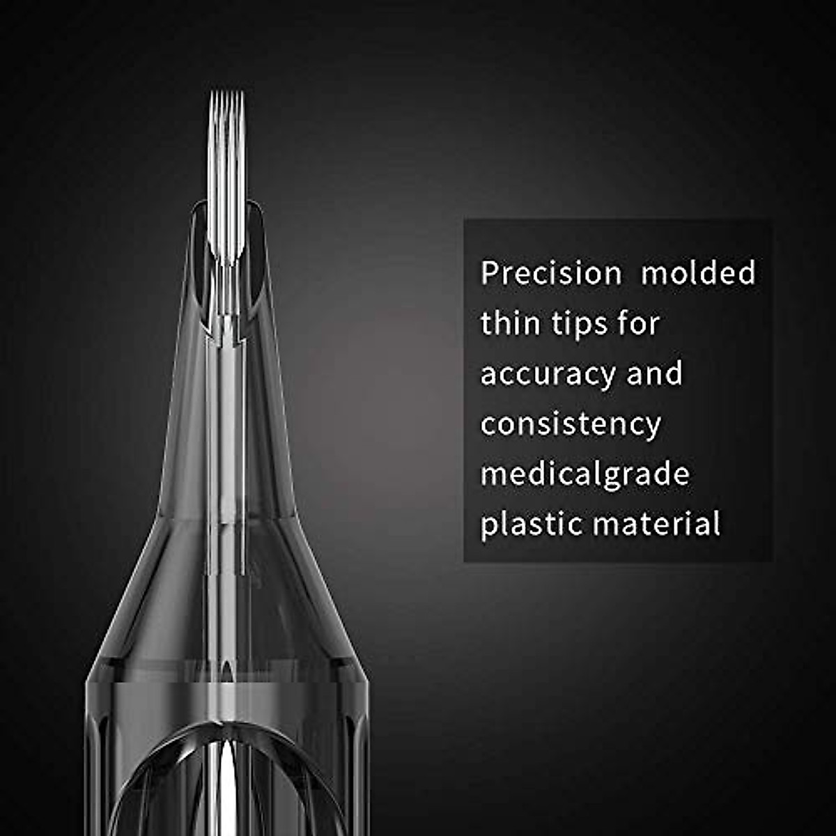 Romlon Tattoo Cartridge Needles 100Pcs Assorted Standard Sterilized Mixed Tattoo Needle Cartridges Round Liner Magnum 3RL 5RL 7RL 9RL 5RS 7RS 9RS 5M1 7M1 9M1 Size for Tattoo Kits Tattoo Supplies