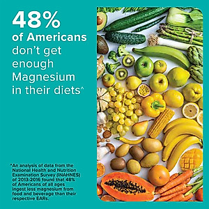 Qunol Magnesium Capsules 420mg, 100% DV, High Absorption Magnesium Supplement, Extra Strength, Bone and Muscle Health Supplement, 180 Count