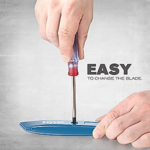 sayyes 12-Pack Box Cutter, Aluminum Durable Retractable Utility Knife with 60-Piece SK5 Blades, Box Cutter for Ropes, Boxes, Plastics, DIY