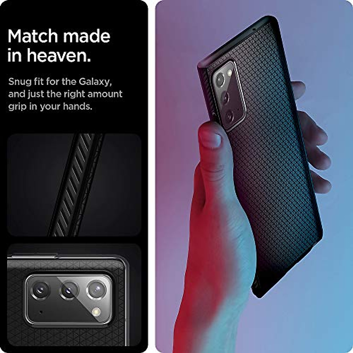 Spigen Liquid Air Armor Designed for Samsung Galaxy Note 20 5G Case (2020) - Matte Black