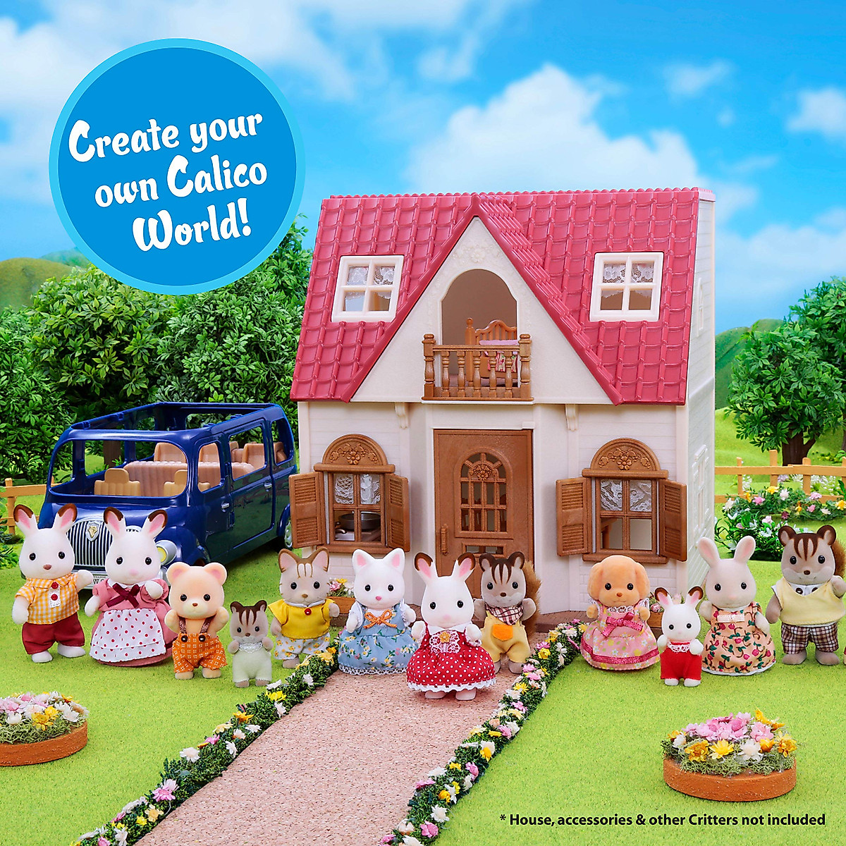 Calico Critters Hopscotch Rabbit Grandparents - Adorable Figurines to Expand Your Calico Critters Family