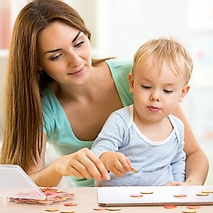 Mr. Pen- Two Color Counters, 100 pcs, Counters for Kids Math, Counters, Math Counters, Red and Yellow Counters, Math Counters for Kids, Counting Chips, Counters for Math